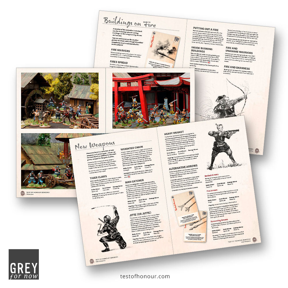 Test of Honour PDF Sengoku expanded rules – Grey For Now Games
