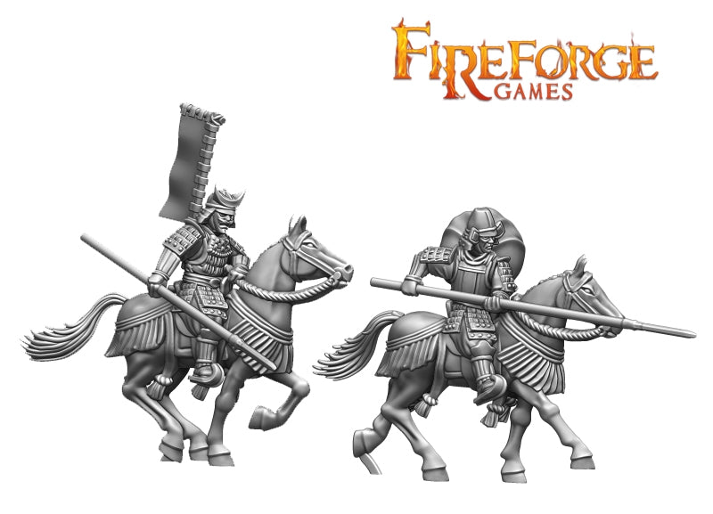 Mounted Samurai (plastic) – Grey For Now Games