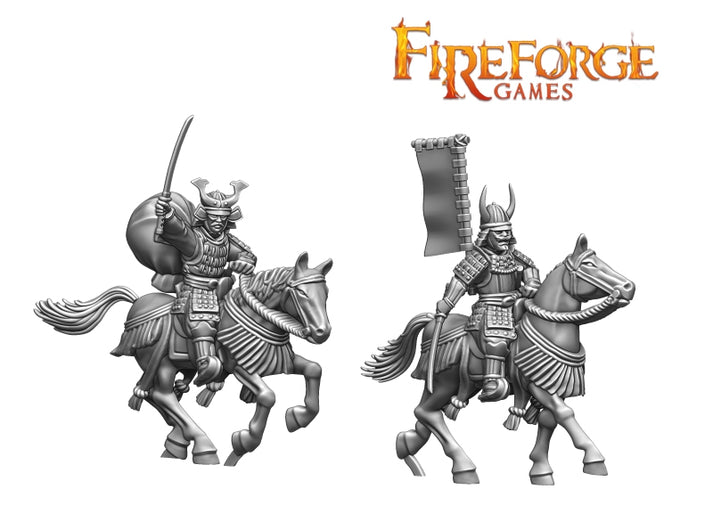 Mounted Samurai (plastic) – Grey For Now Games