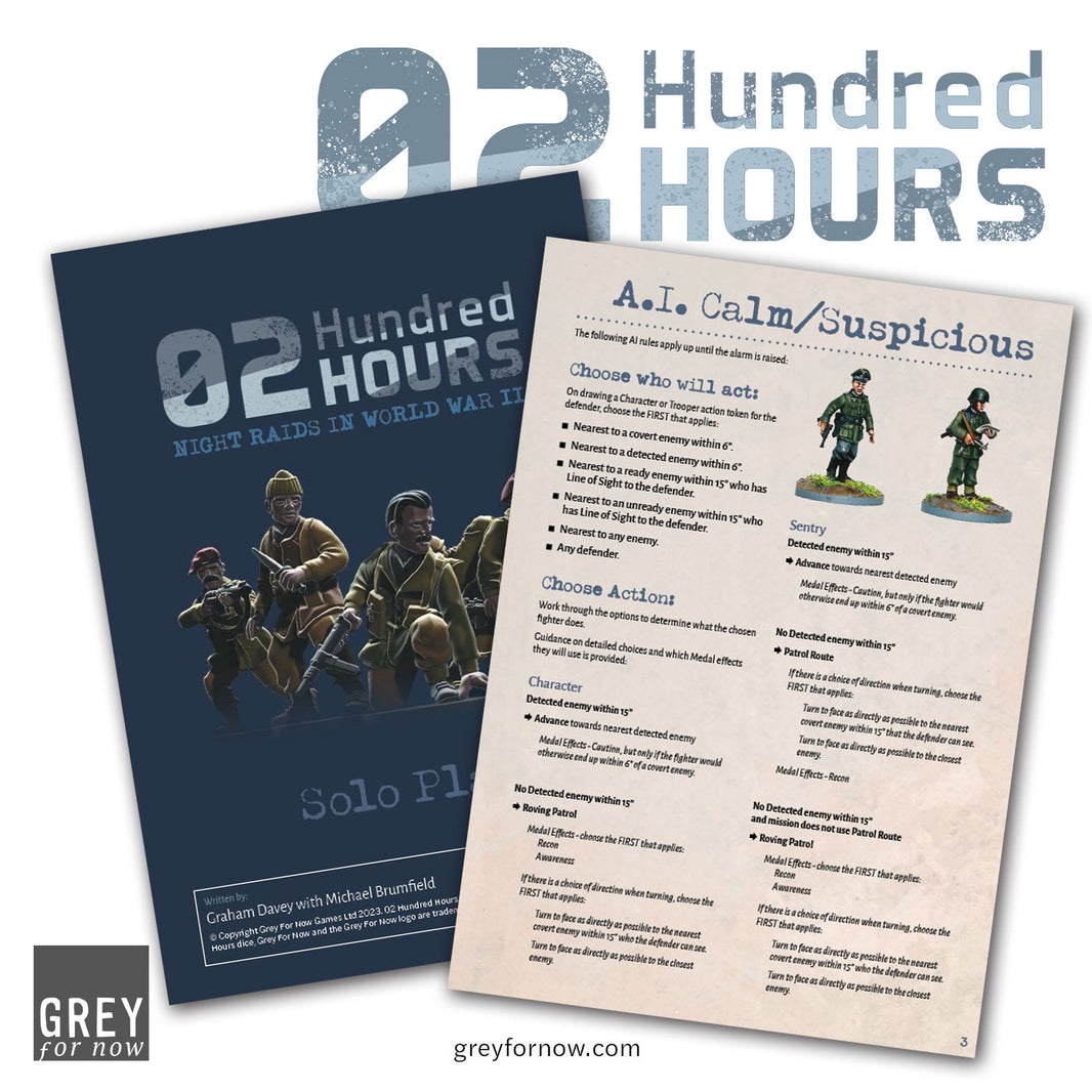 02 Hundred Hours FREE Downloads – Grey For Now Games